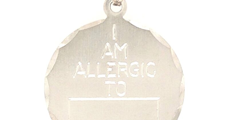 Sterling Silver Allergic Disc – Parkville Jewelers
