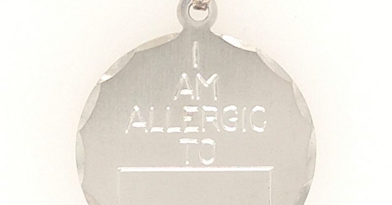 Sterling Silver Allergic Disc – Parkville Jewelers