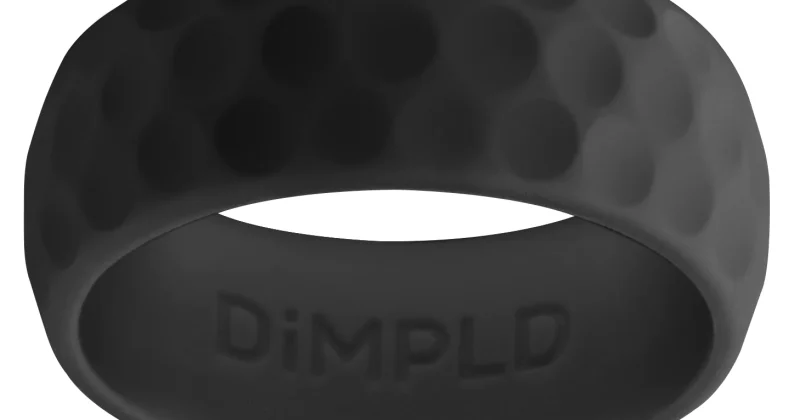 Black Silicone PGA TOUR® Golf Ball Ring Size 8 – Parkville Jewelers