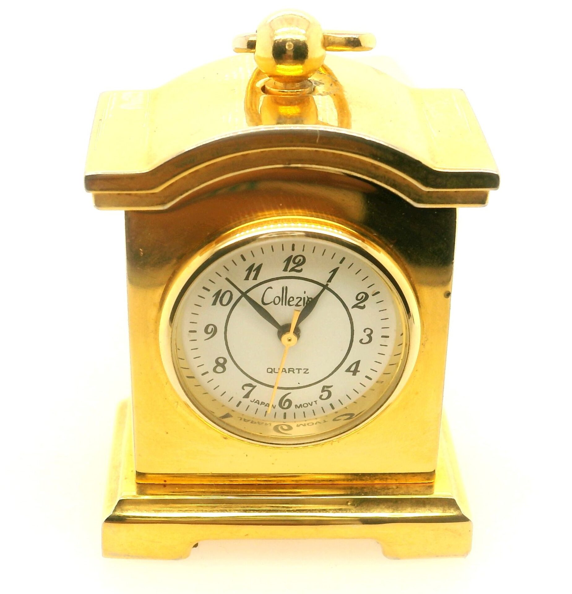 Collzio Quartz Brass Mini Clock – Parkville Jewelers