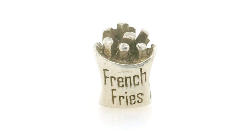 Sterling Silver French Fries Bead – Parkville Jewelers